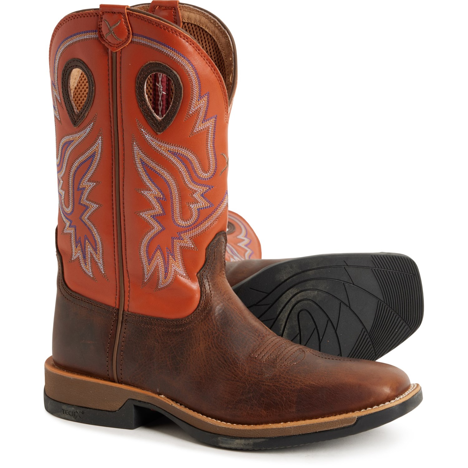 Twisted X Boots Tech X Square Toe Cowboy Boots (For Men) - Save 35%