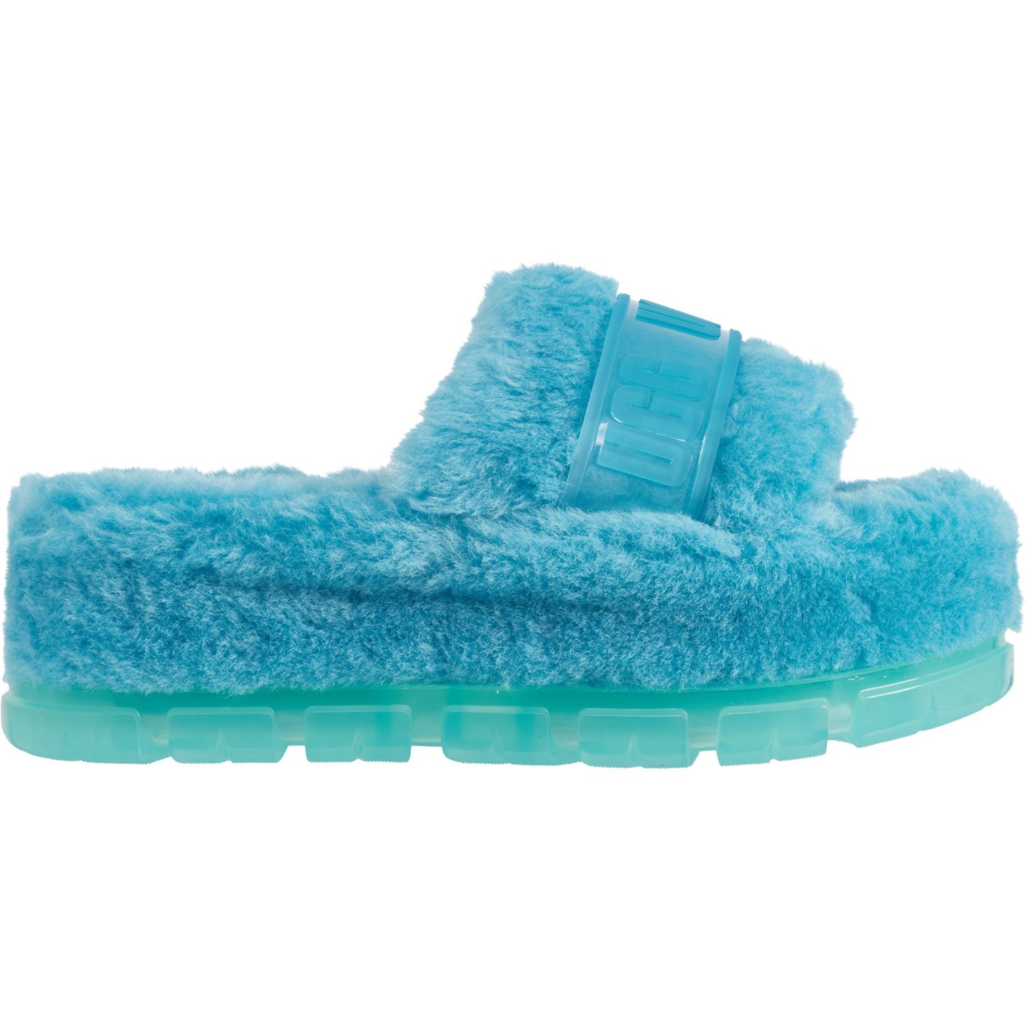UGG® Fluffita Clear Platform Sandals (For Women) - Save 25%