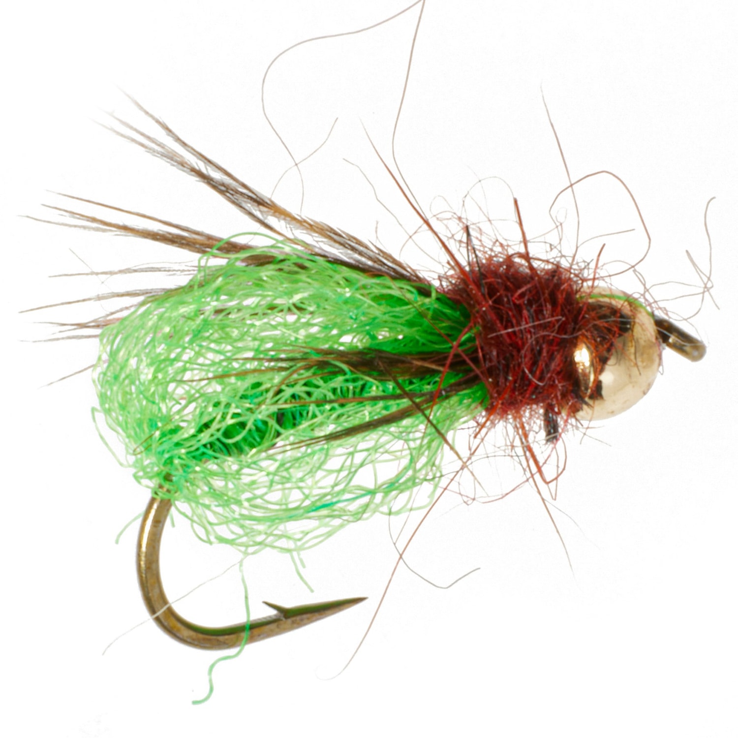UMPQUA Deep Sparkle Pupa Gold Bead Fly - Dozen - Save 58%