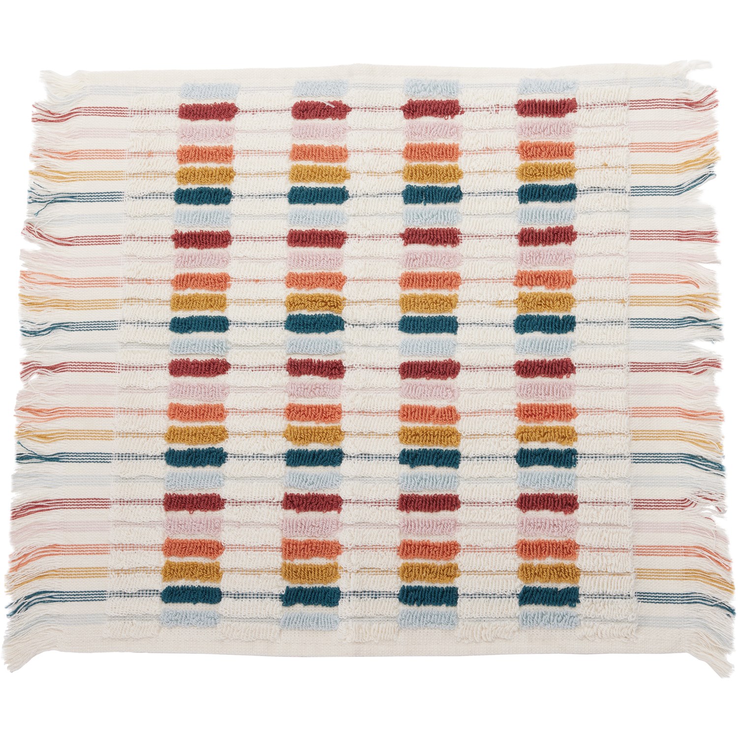 Vaurna Home Shaggy Rib Washcloths - 4-Pack, 13x13”, Multi - Save 45%