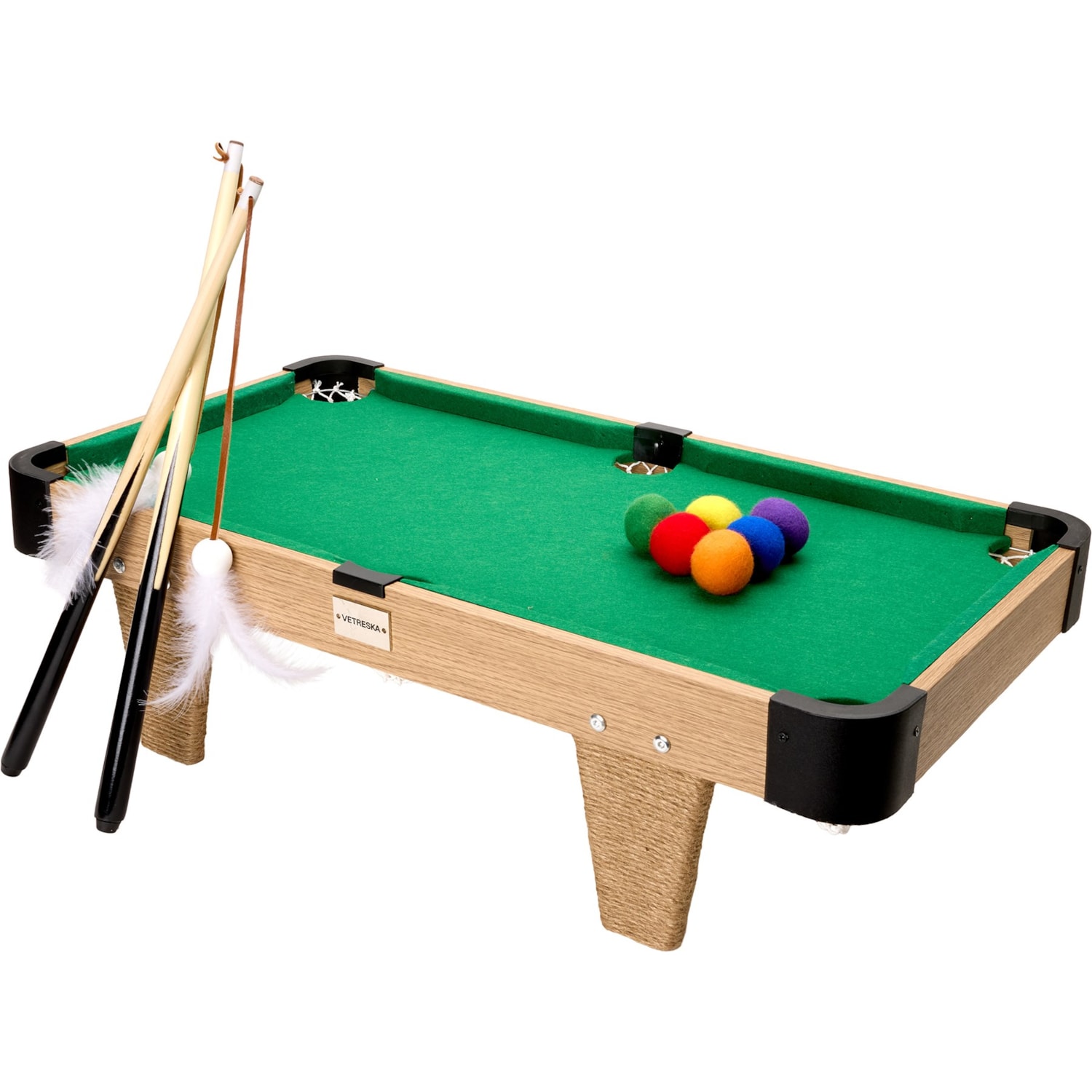 Vetreska Meownooker Cat Pool Table Toy - 29.5x15.7x7.9” - Save 79%