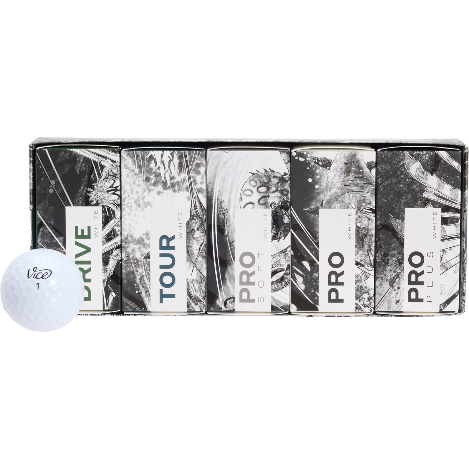Vice Golf Variety Golf Balls - 10-Pack - Save 20%