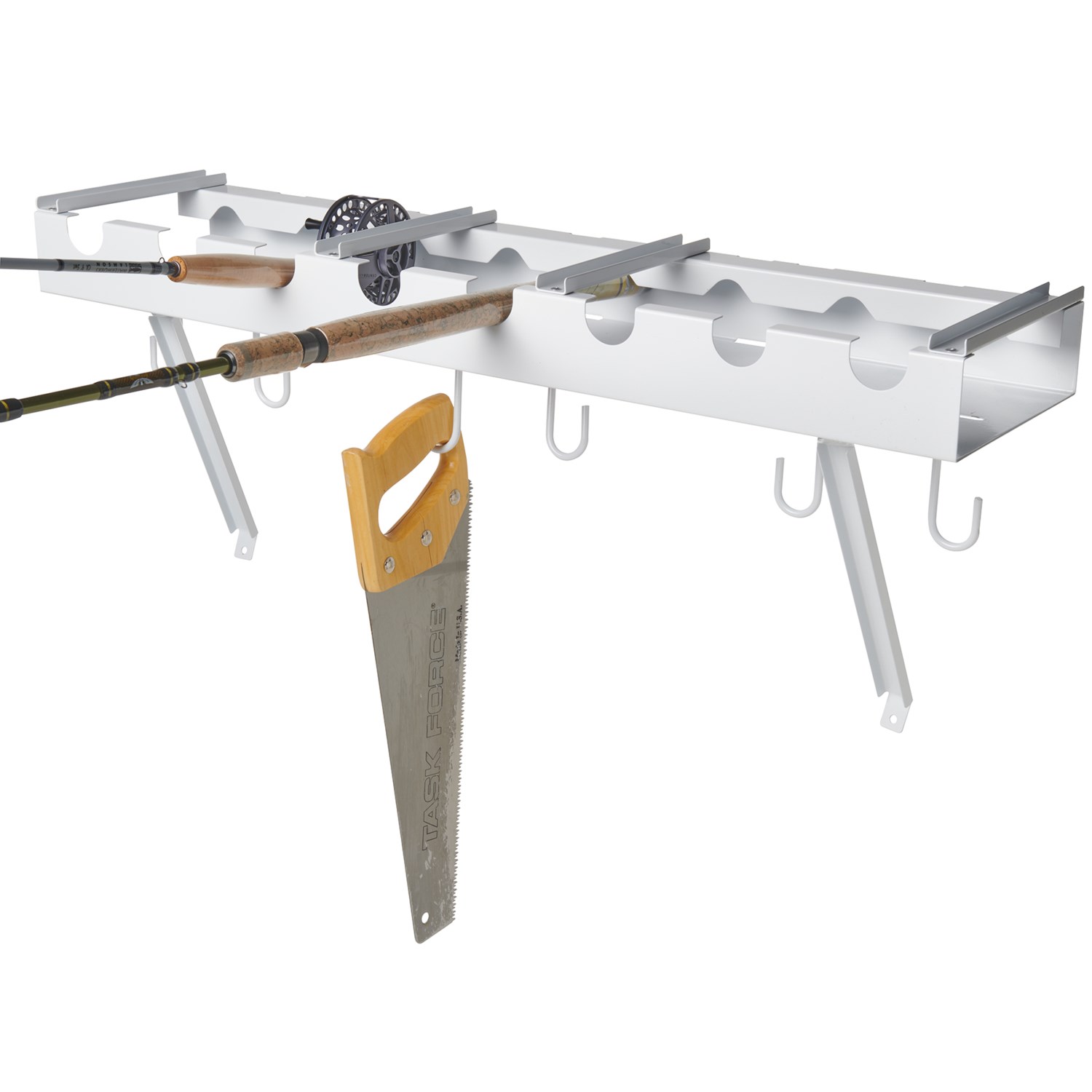 For Garage Viking Solutions Floor/Deck Fishing Rod Rack – Holds Up To ...