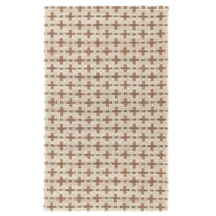 Villa by Classic Home Tally Jute Area Rug - 5x8’, Ivory-Natural - Save 59%