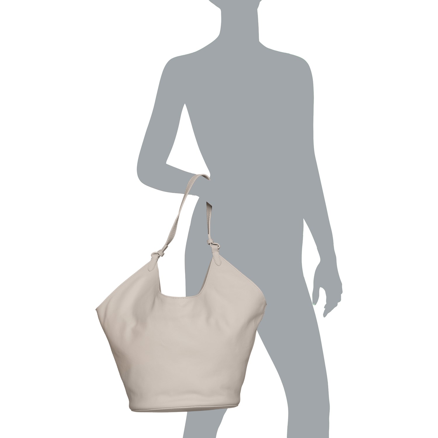 VIOLA CASTELLANI Made in Italy Oval Bottom Hobo Bag - Leather - Save 57%