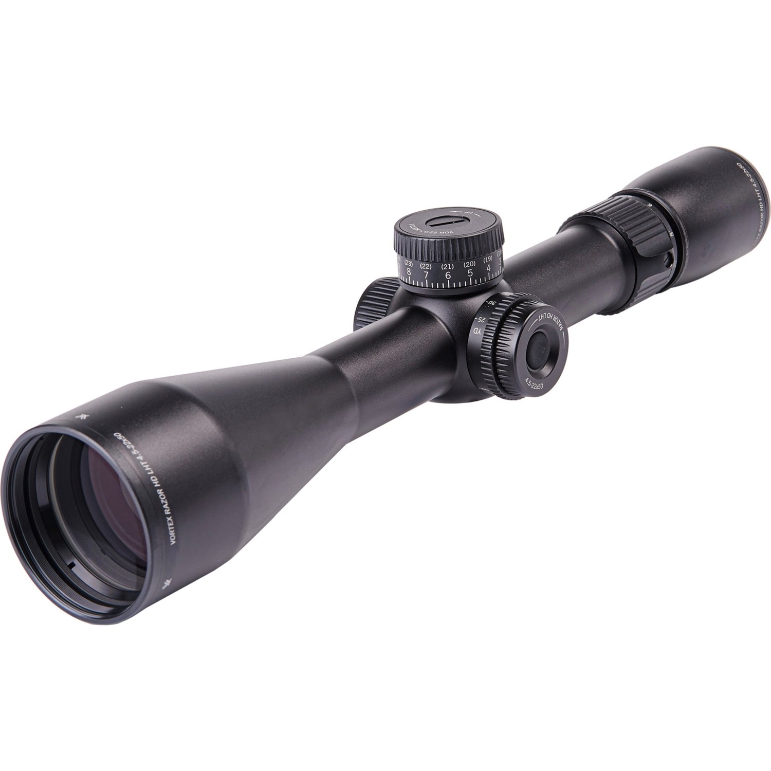 Vortex Optics Razor HD LHT XLR-2 MOA Rifle Scope - 4.5-22x50 mm ...