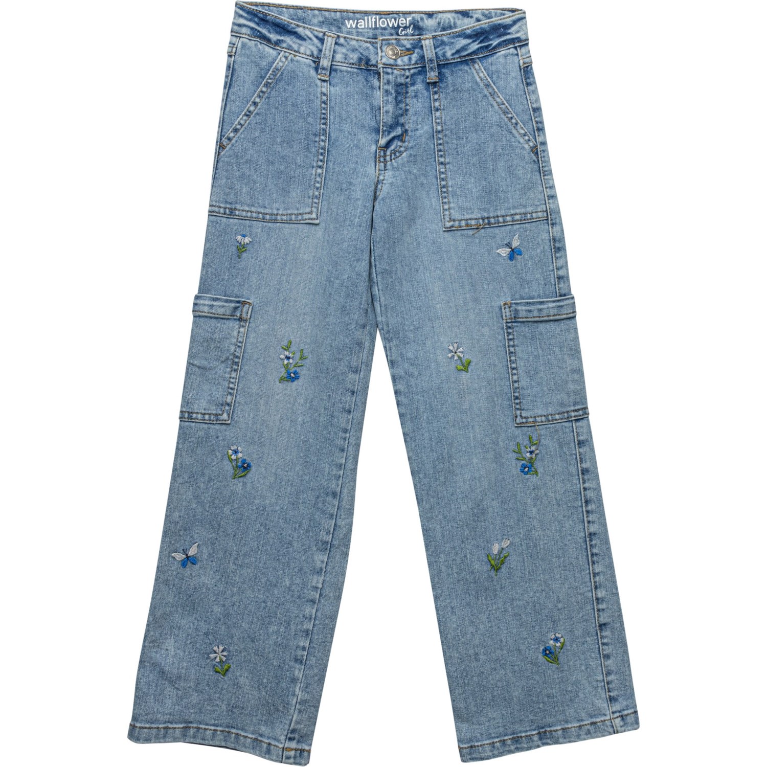 WallFlower Big Girls Alexis Wide-Leg Jeans - Save 40%