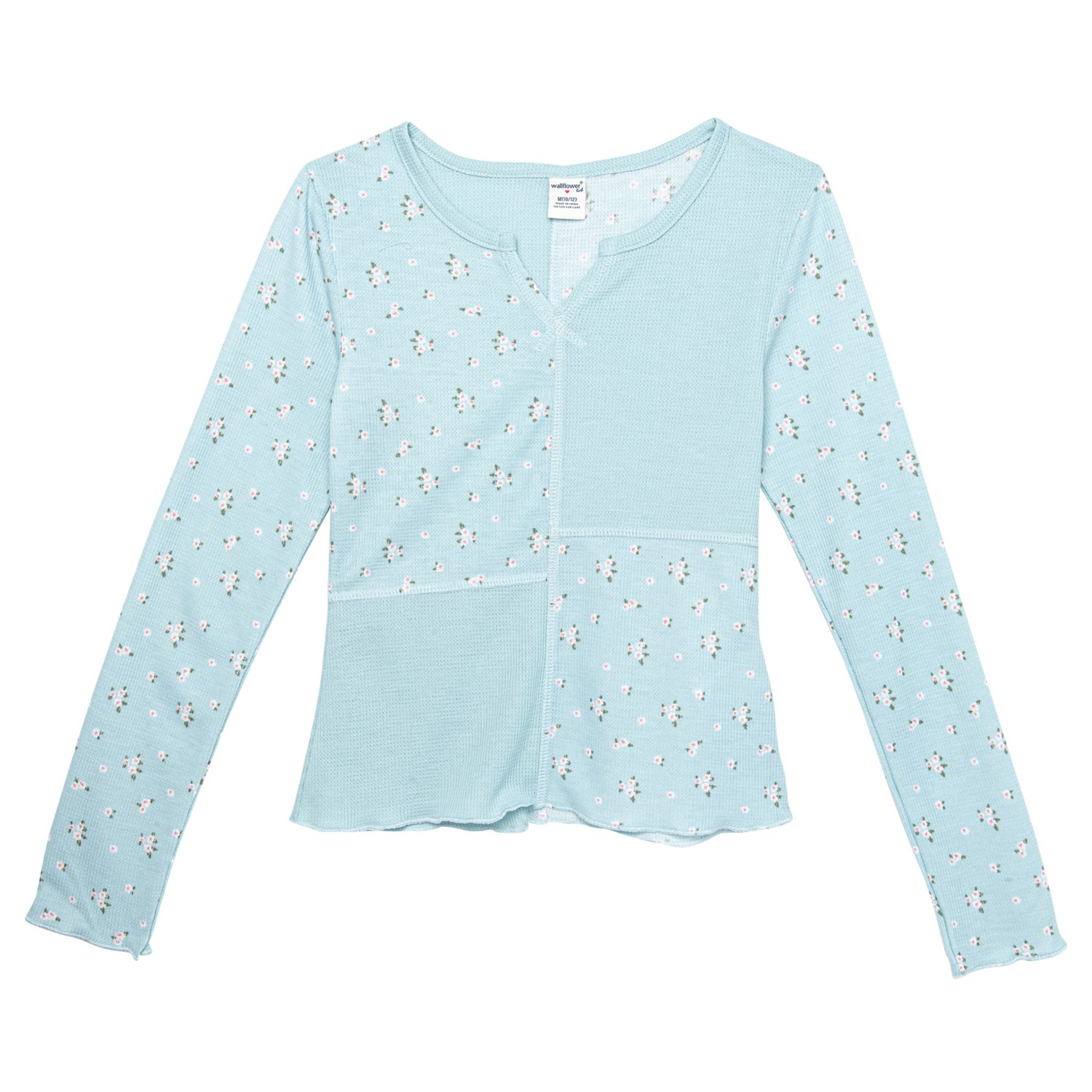 WallFlower Patchwork Shirt (For Big Girls) - Save 50%