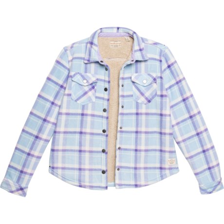 Weatherproof Big Girls Sherpa-Bonded Shacket - Save 57%