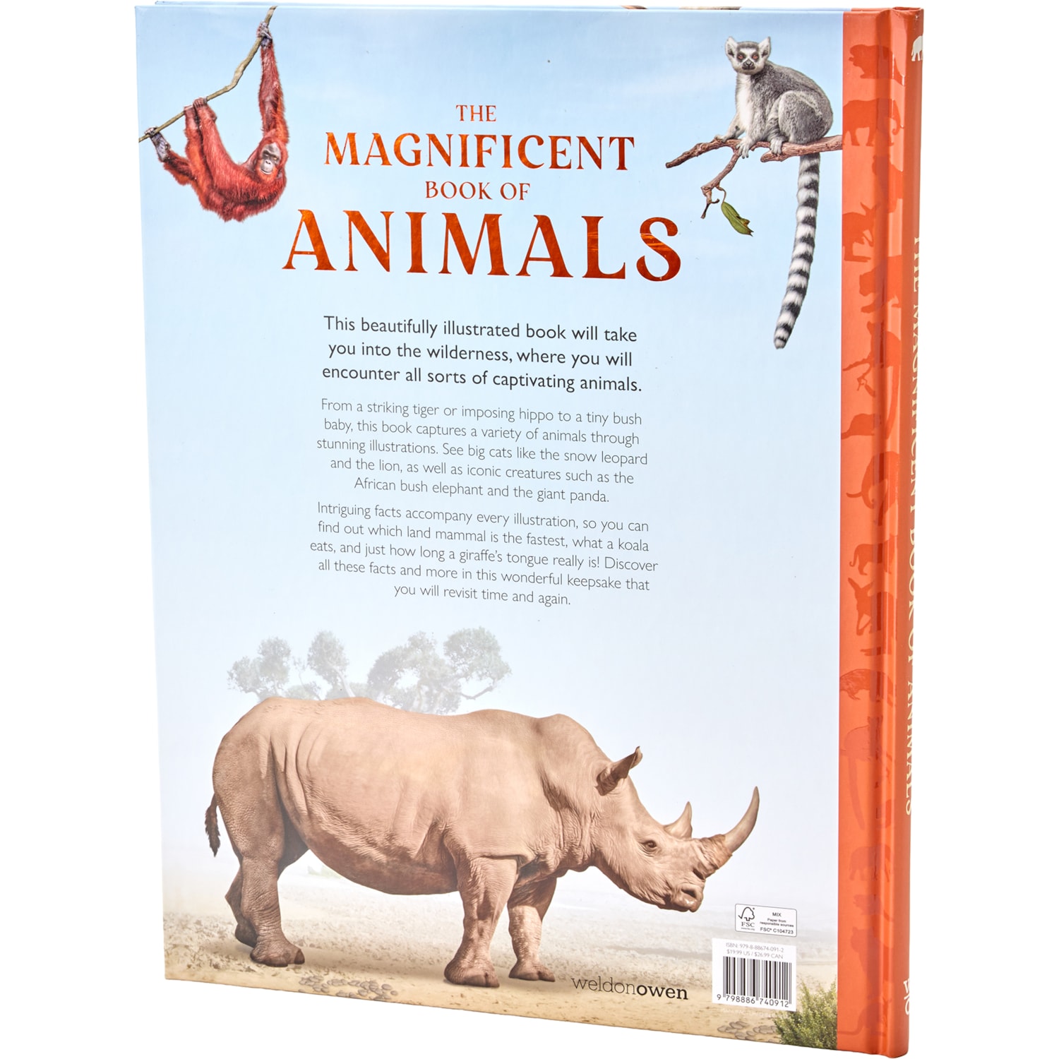 Weldon Owen Kids The Magnificent Book Of Animals Book - Hardcover ...