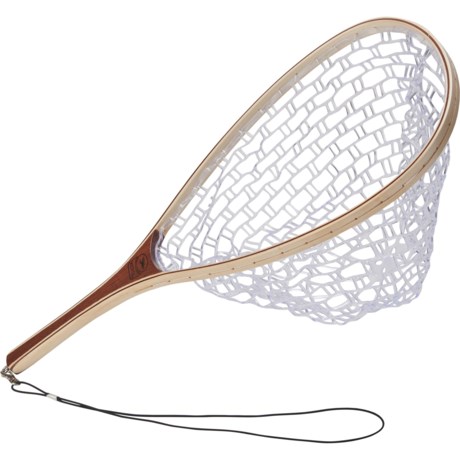 Wetfly Wooden Handled Rubber Fishing Net - Small - Save 50%
