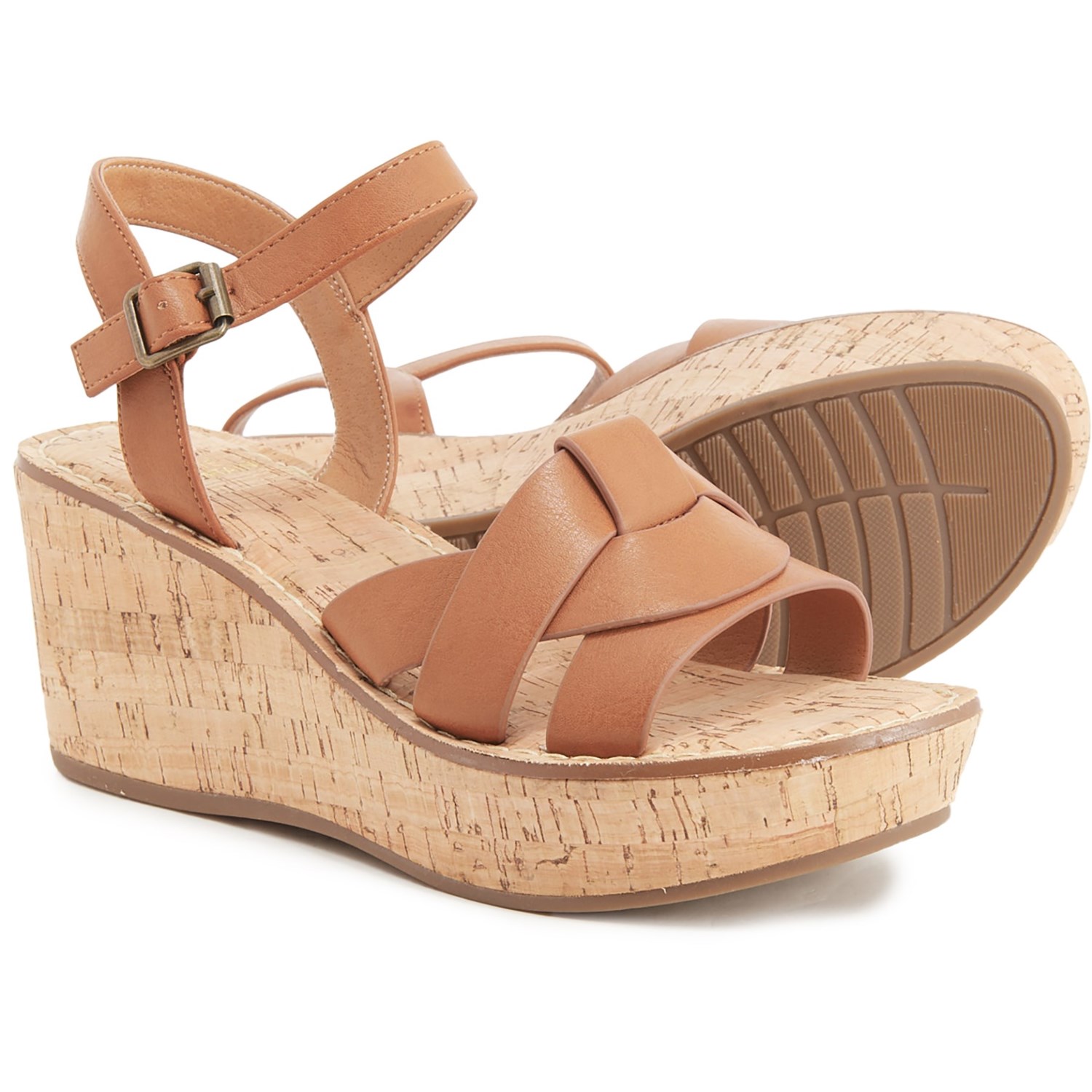 White Mountain Simple Wedge Sandals (For Women) - Save 46%