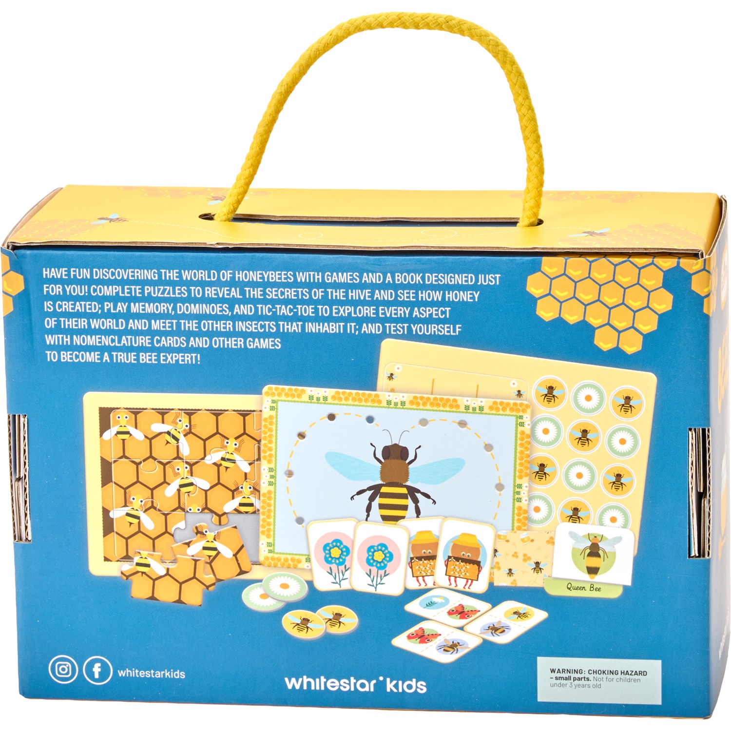 White Star Eco Play Bees Book and Game Set - 22-Piece - Save 27%