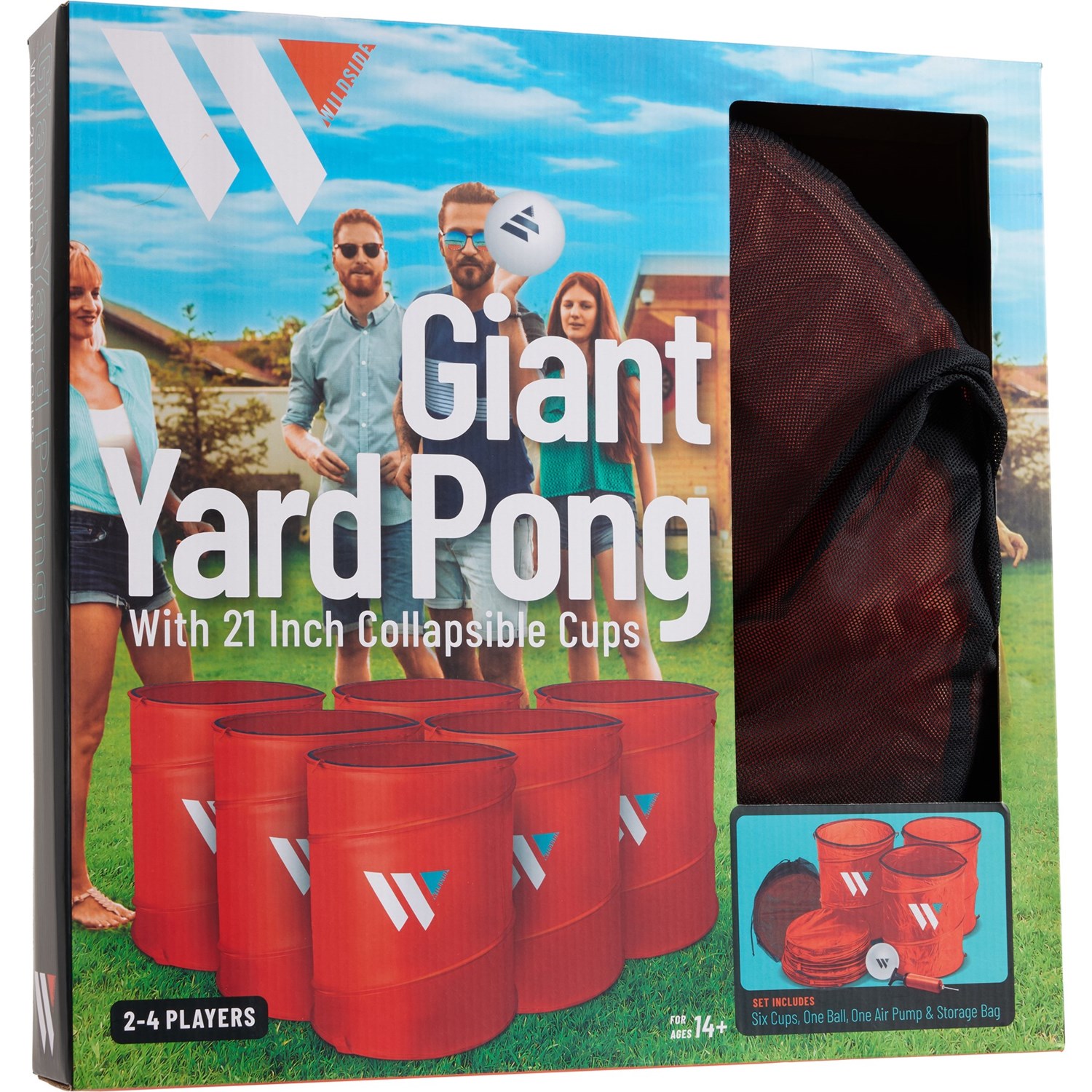 WILDSIDE Giant Yard Pong Game - 8-Piece - Save 28%