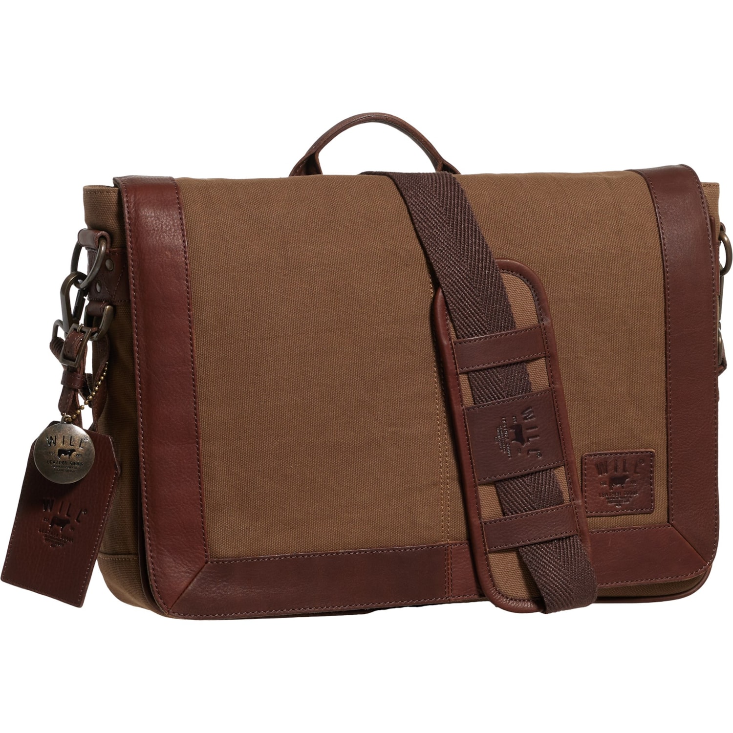 Will Leather Goods Commuter Collection Slim Messenger Bag - Save 66%