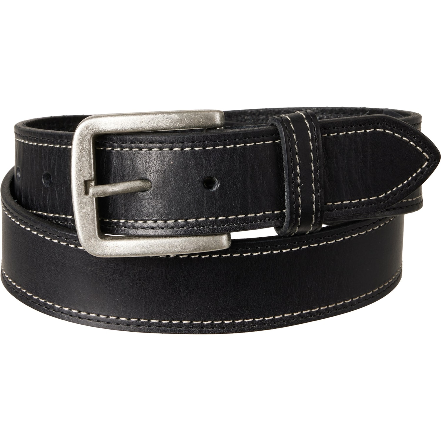 Will Leather Goods Double-Stitched Belt - 38 mm - Save 73%