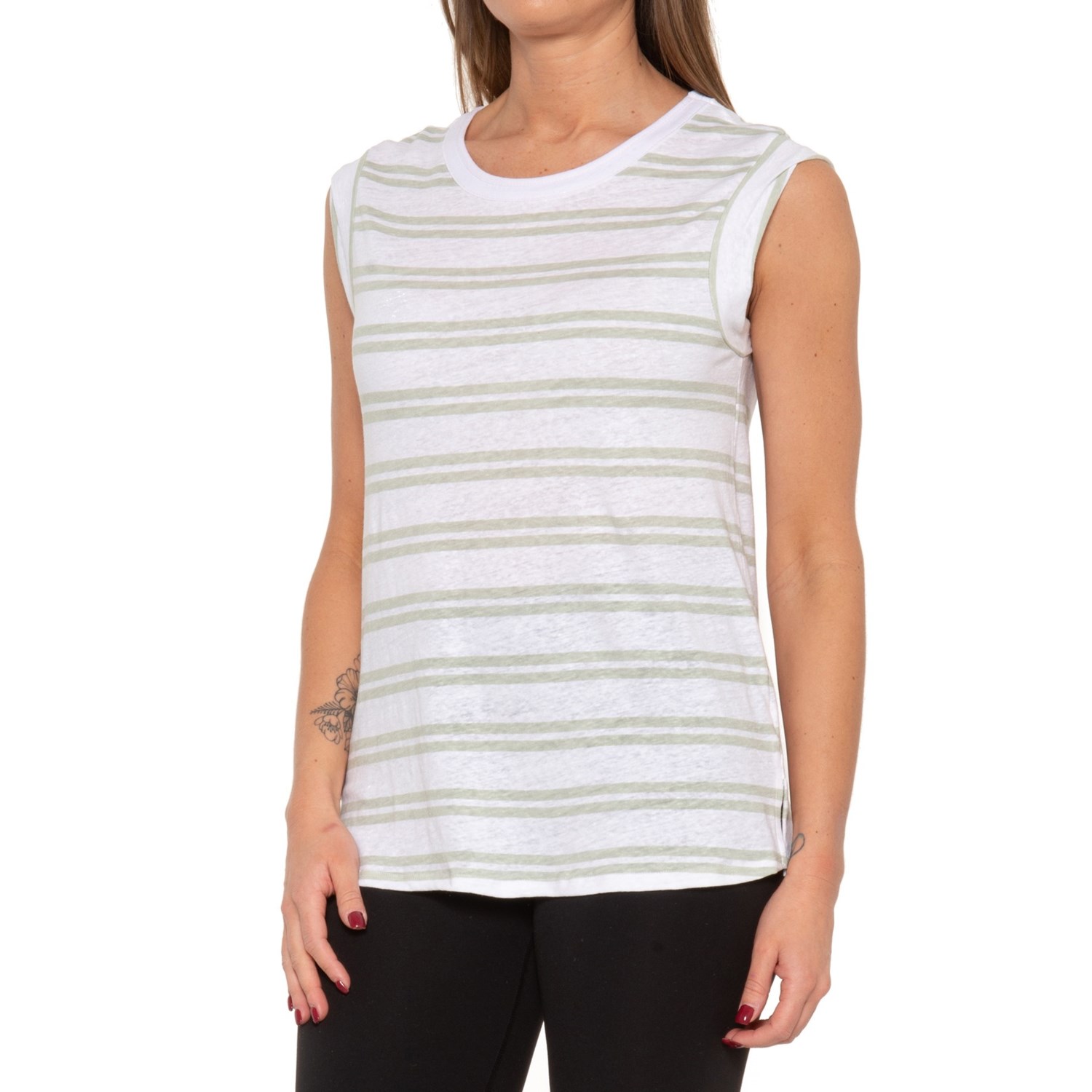 Willow Blossom Linen-Blend Muscle Tank Top (For Women) - Save 42%