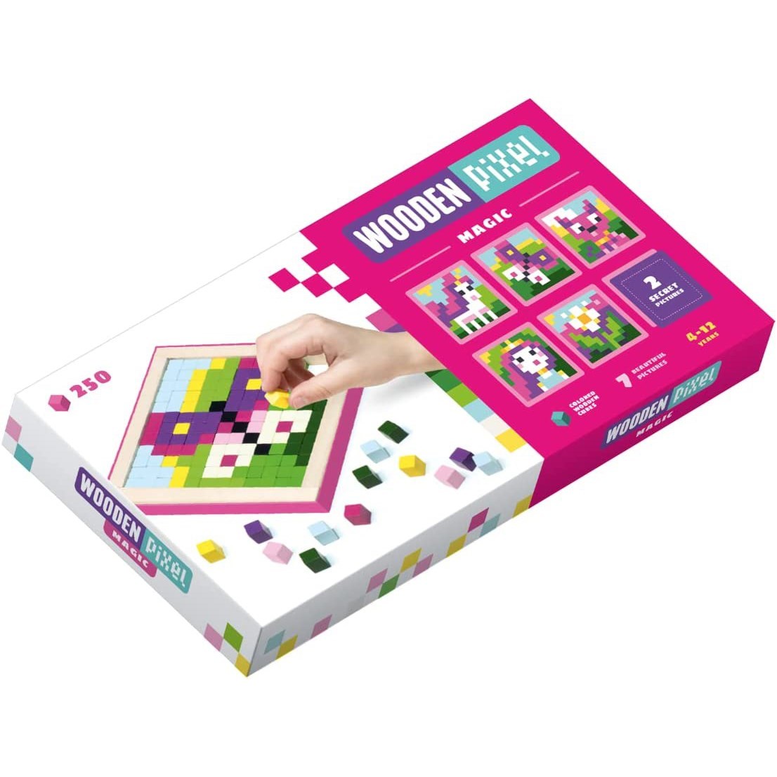 Wise Elk Wooden Mosaic Pixel Art Kit - 250-Piece - Save 35%