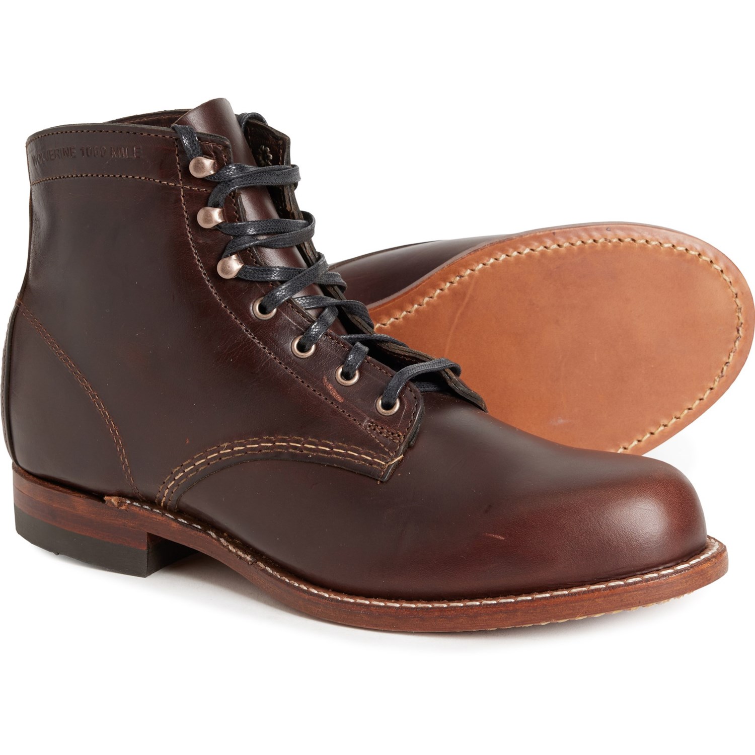 Wolverine 1000 Mile Plain-Toe Original Boots (For Men) - Save 42%