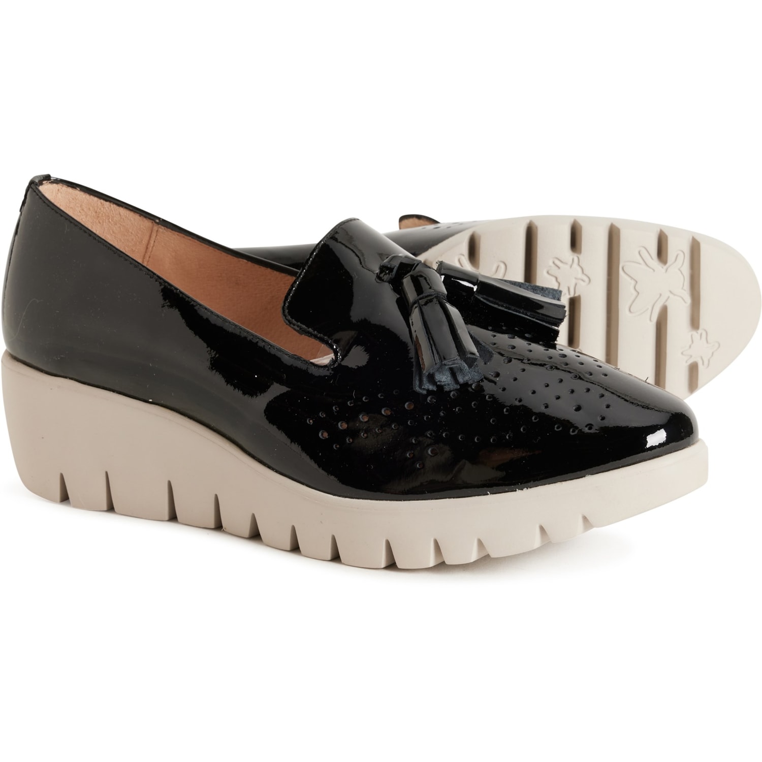 Wonders Made in Spain C-3366 Tassel Loafer Wedge Shoes (For Women ...