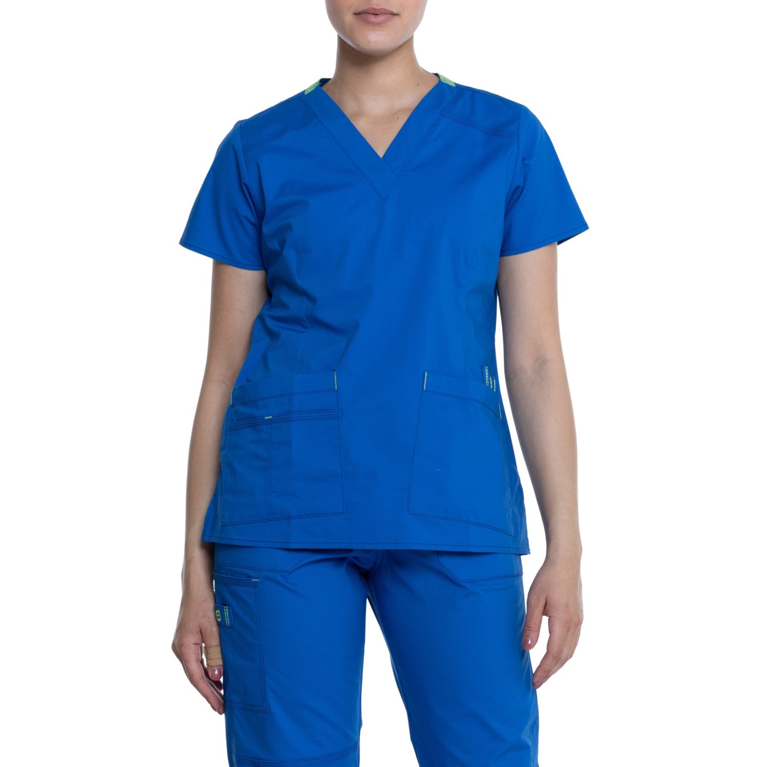 WonderWink WonderFLEX Verity V-Neck Scrub Top - Short Sleeve - Save 41%