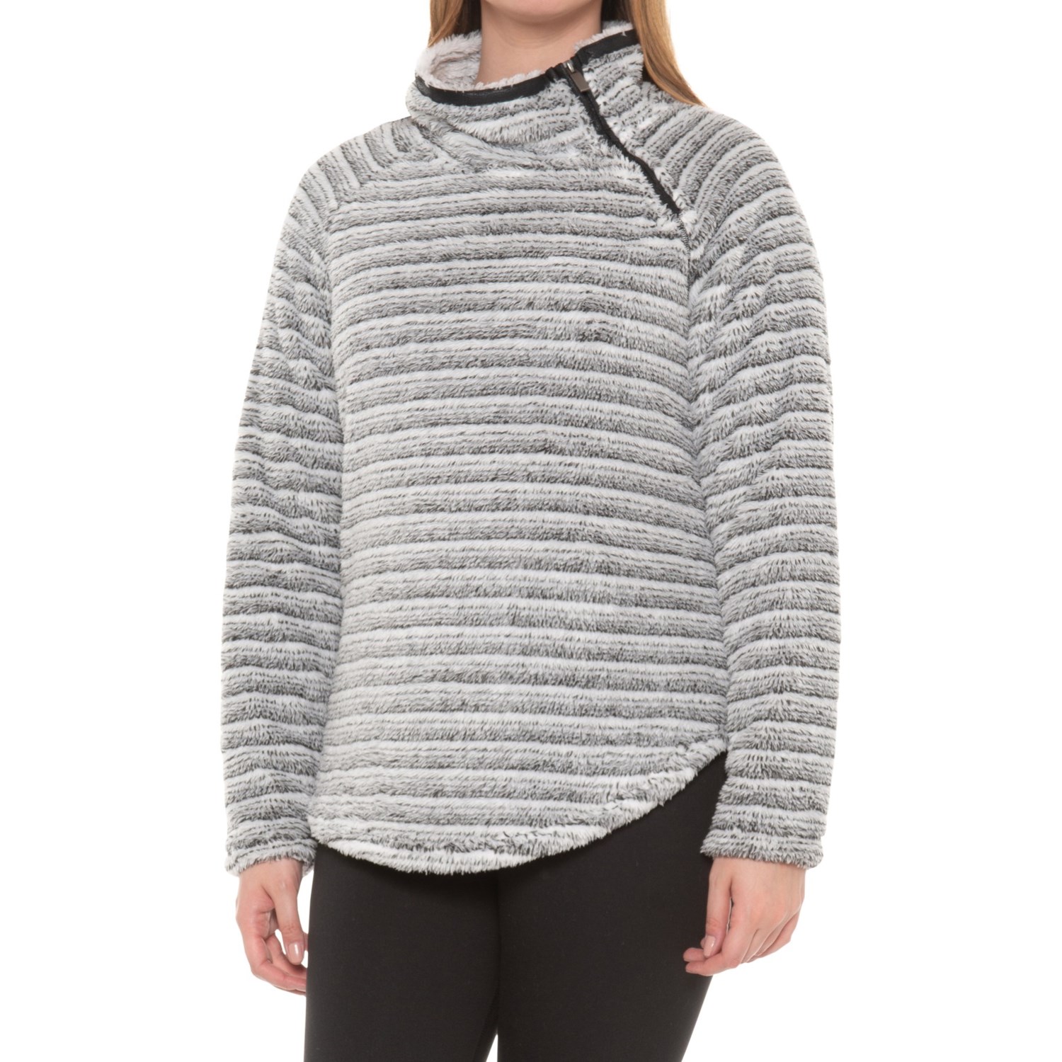 Wooly Bully Wear Play Cowl Shirt - Zip Neck, Long Sleeve - Save 32%