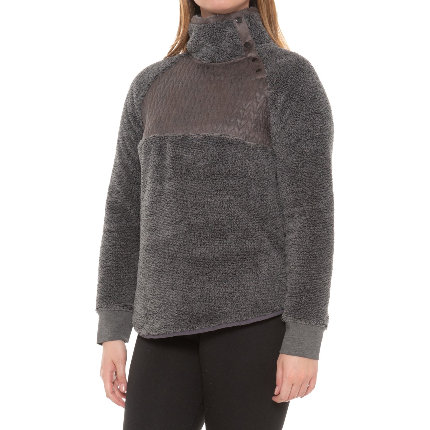 Wooly Bully Wear Sidewinder Snap Neck Shirt - Long Sleeve - Save 36%